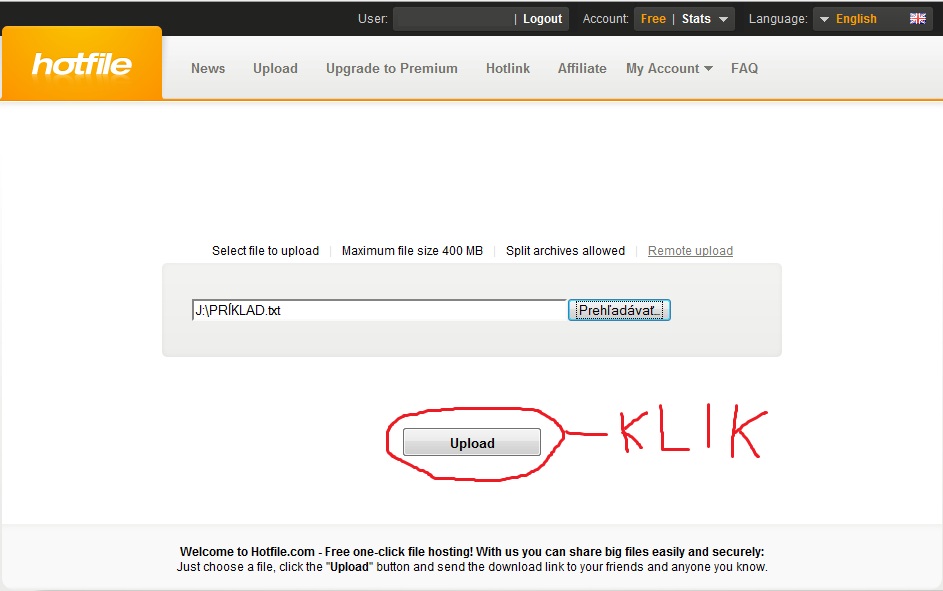 Ako uploadovať na HotFile :: Zarábanie uploadingom